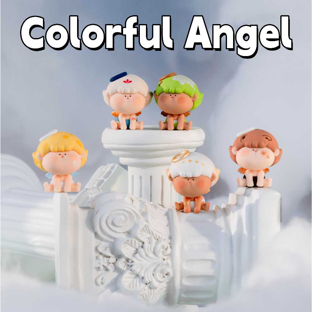 (1ถุง5ใบ)ของเล่น AMLLS Colorful Angel Mini toy Blind Box ตุ๊กตา กล่อง ...