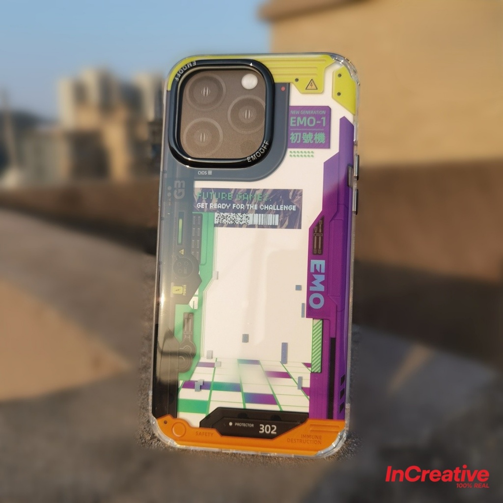 EMO OFF เคสไอโฟน 14 pro max ใส Artistic phone case กันกระแทก เคส เคส ...