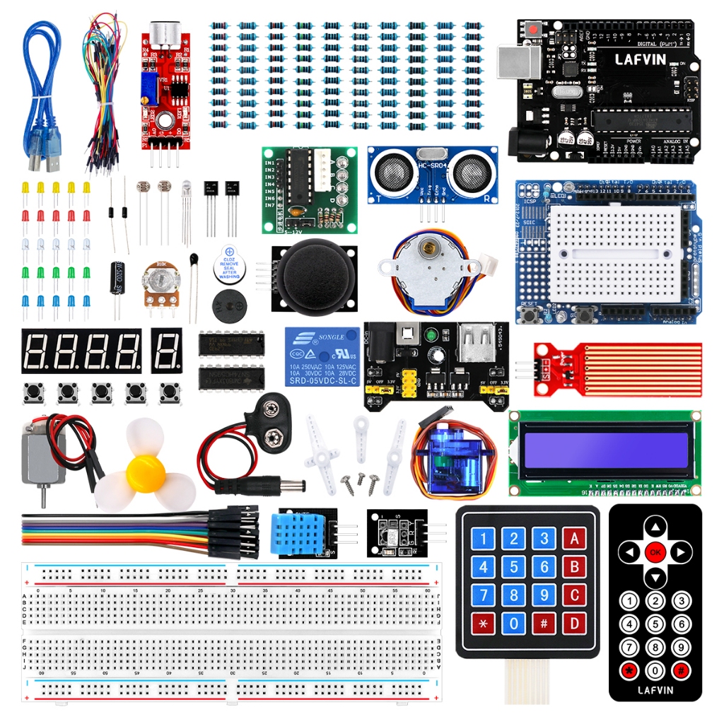 LAFVIN Super Starter Kit ชุดสําหรับ Arduino UNO R3 Kit พร้อมการสอนเข้า ...