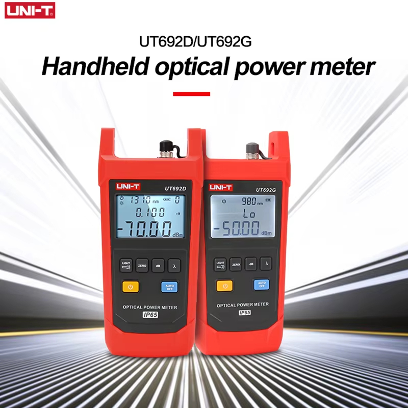 UNI-T UT692D UT692G เครื่องทดสอบไฟเบอร์ออปติกความแม่นยําสูง -70 ~ + 10dBm เครื่องมือวัดสัญญาณแสง ...