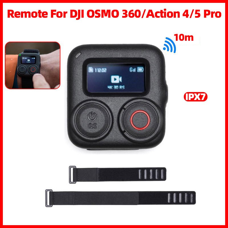 Orig GPS รีโมทบลูทูธสําหรับ DJI Osmo 360 / Action 5 Pro / Osmo Action 4 อุปกรณ์เสริมตัวควบคุม ...
