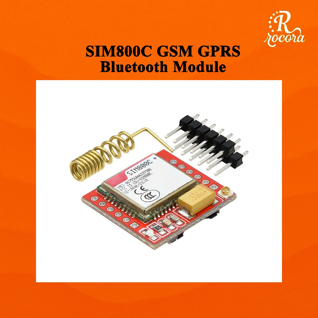 โมดูล SIM800C GSM GPRS พร้อมบลูทูธ สำหรับ 51 MCU STM32 Arduino IoT ส่ง ...