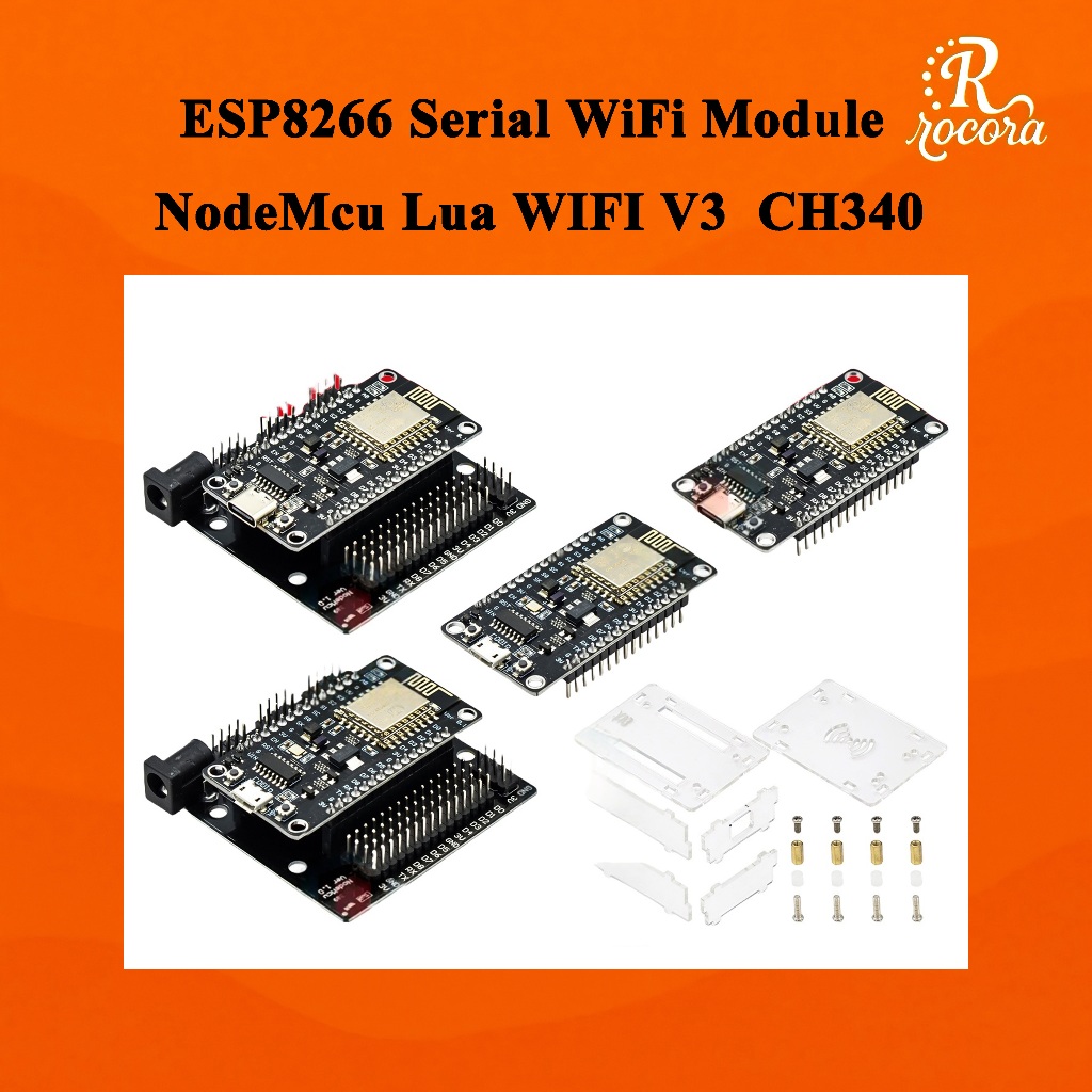 โมดูล WiFi ESP8266 NodeMCU V3 Lua พร้อมชิป CH340 บอร์ดพัฒนา IoT | Shopee Thailand