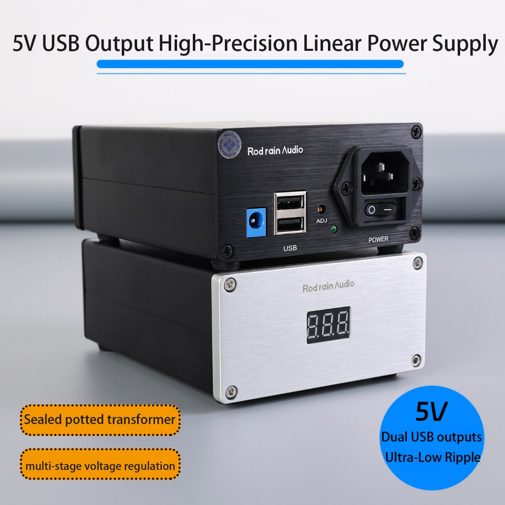 DC Linear Regulated Power Supply DC 5.5 USB 5V Ultra-low ระลอกเสียงต่ํา ...