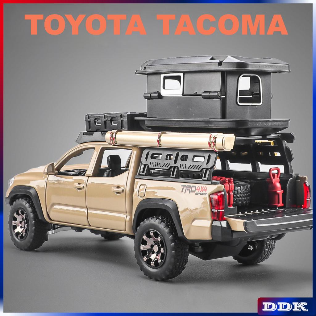 1:32 TOYOTA TACOMA Diecast รุ่นของเล่นรถเสียงแสงดึงกลับเด็กเด็กของขวัญ ...