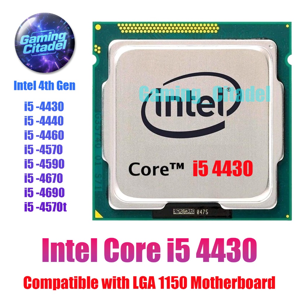 ใช้ Intel Core i5-4430 i5-4440 i5-4460 i5-470570t i5-4590 i5-4670 i5 ...