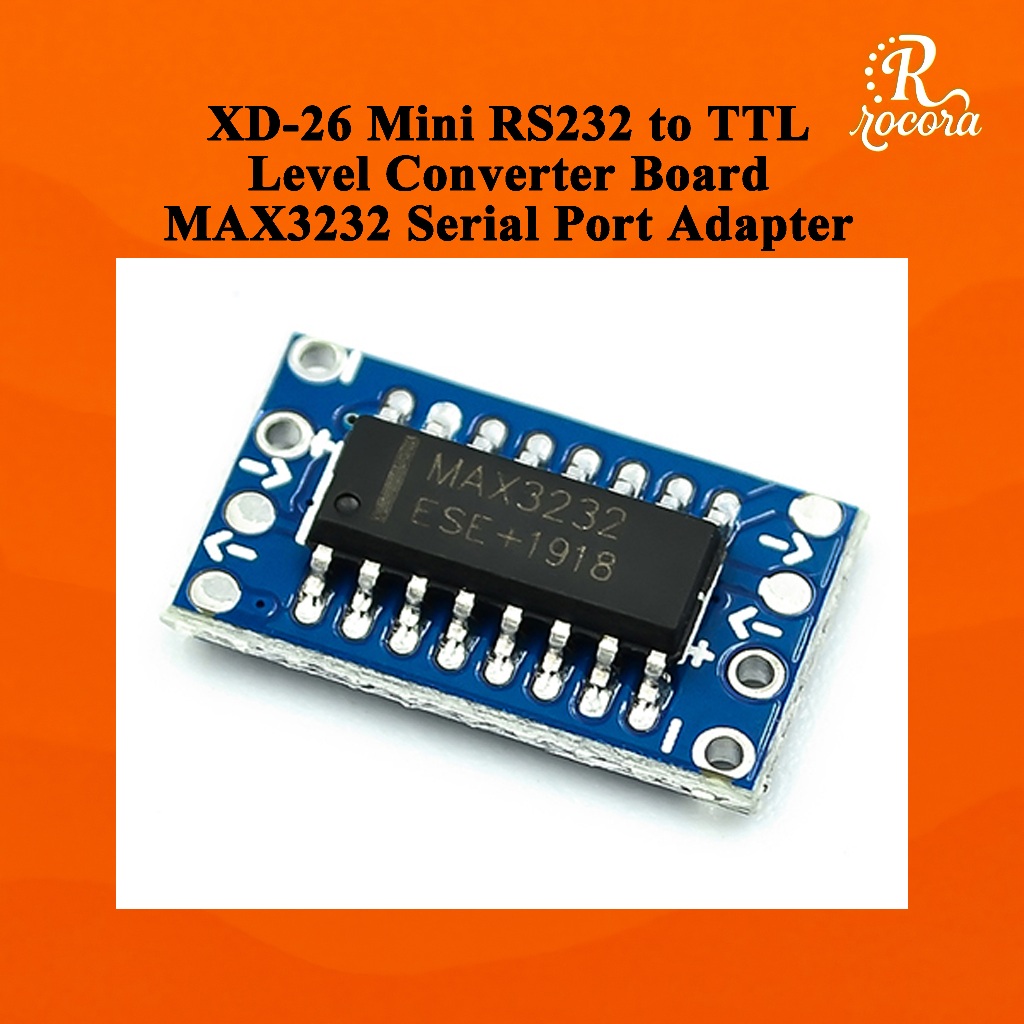 บอร์ดแปลงสัญญาณ XD-26 RS232 เป็น TTL ขนาดเล็ก MAX3232 สำหรับ MCU ...