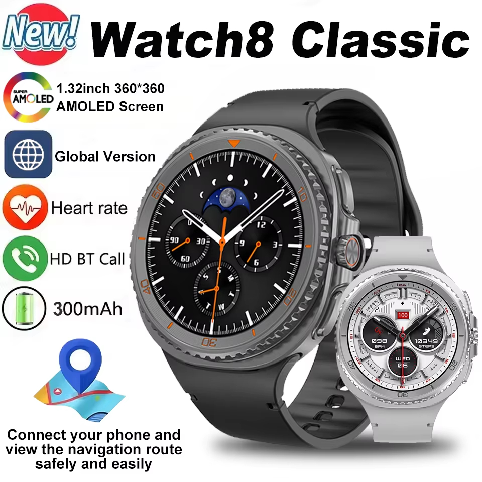 Original DT WATCH 8 Ultra Smart Watch 46mm Men GPS Tracking NFC Play ...