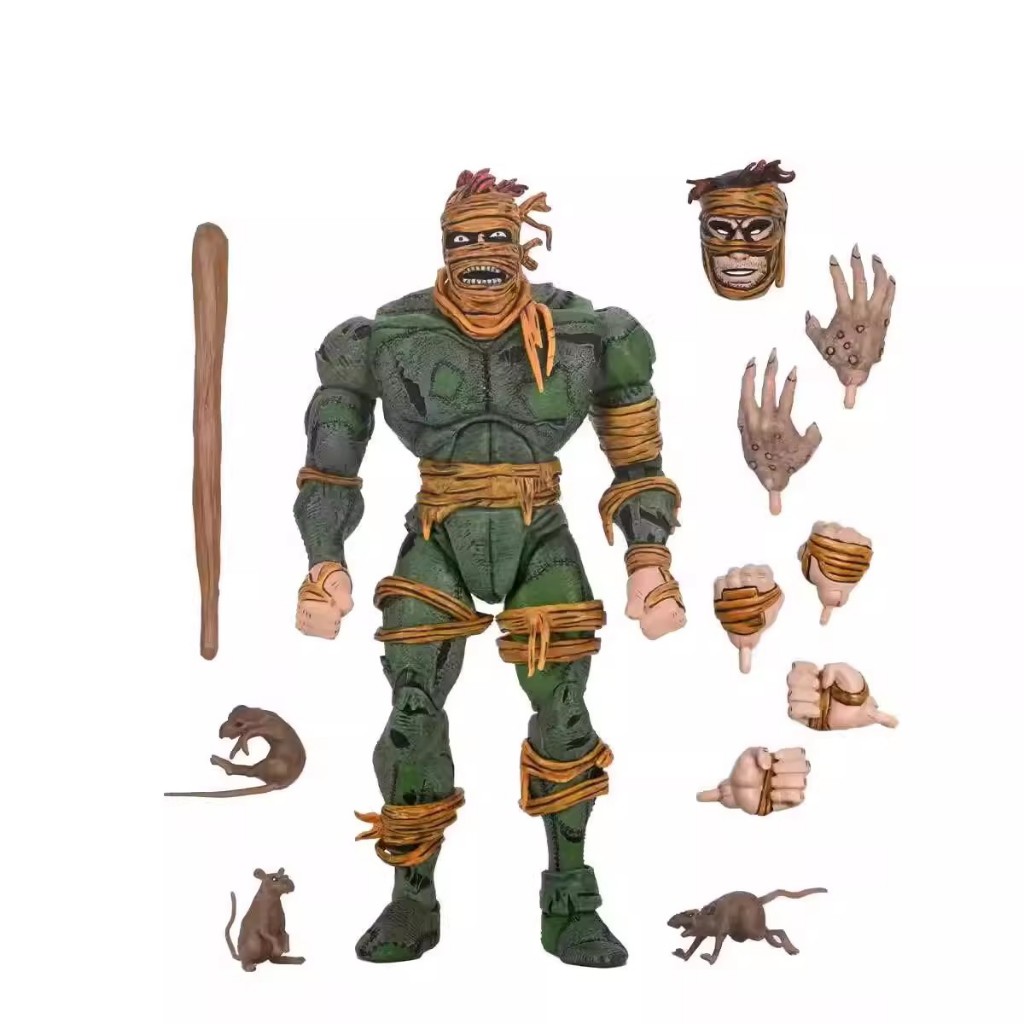 NECA Teenage Mutant Ninja Turtles Rat King Mouse Action Figure | Shopee ...