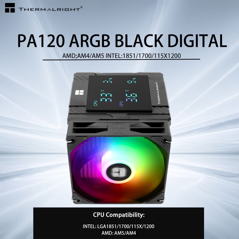 Thermalright Peerless Assassin120 ARGB DigItal White /Black CPU Cooler ...