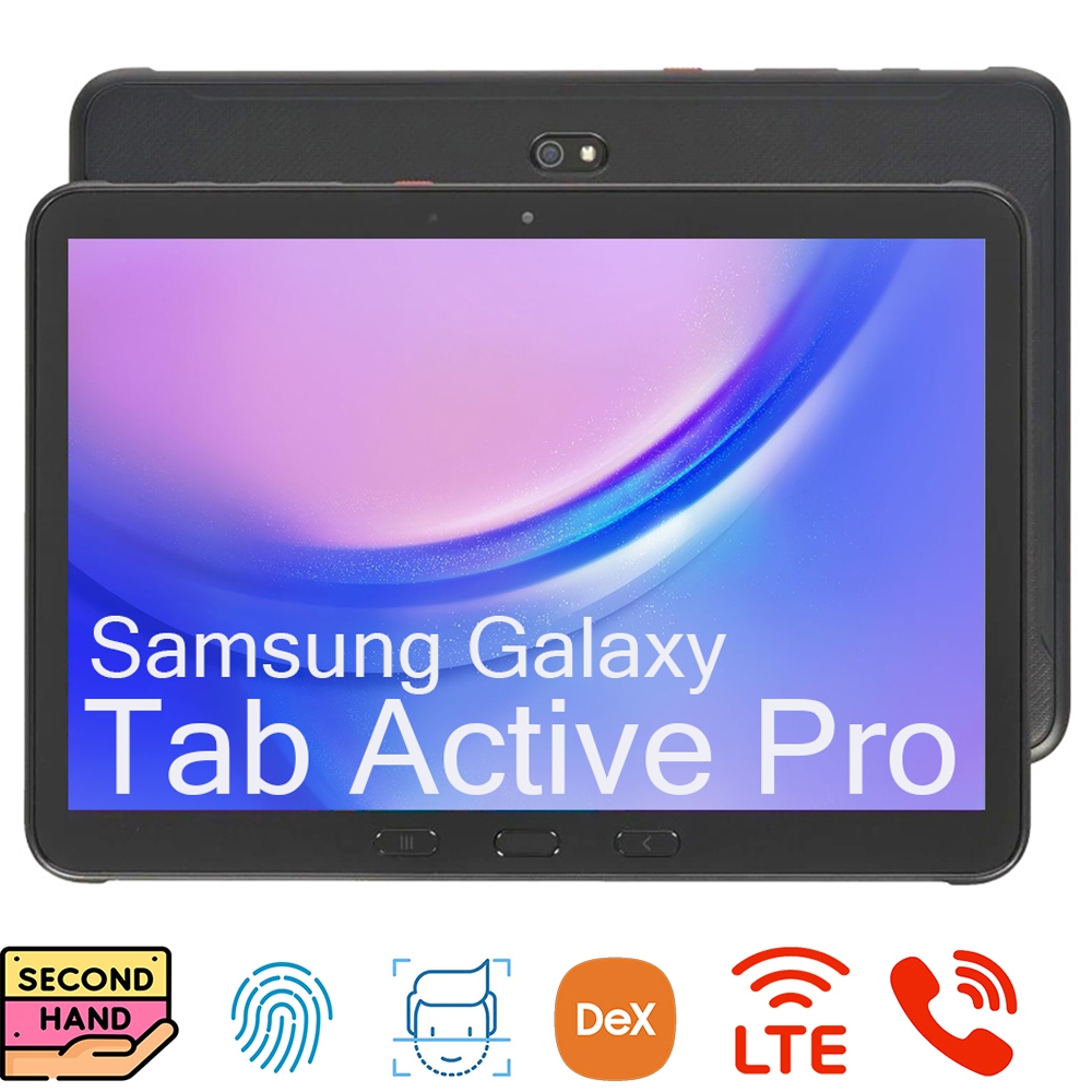 ใช้ Samsung Galaxy Tab Active Pro T545 10 "4G LTE แท็บเล็ตที่ทนทาน Wi ...