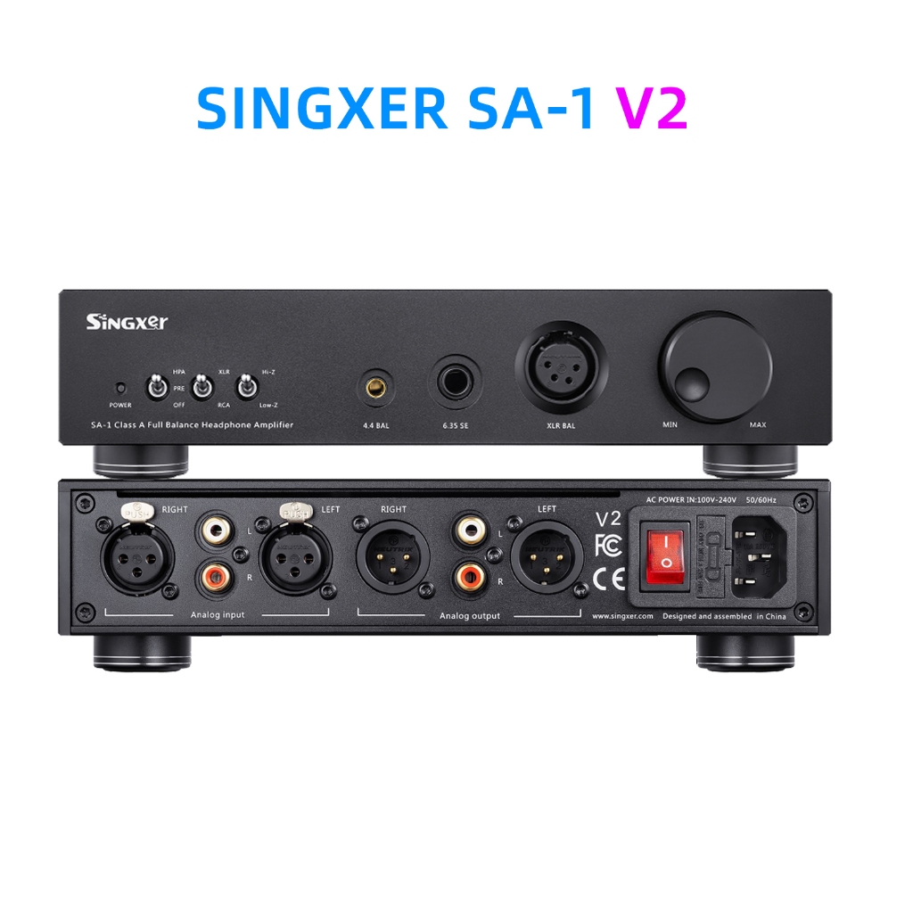 Singxer SA-1 V2 เครื่องขยายเสียงหูฟัง Fully Balanced Discrete Class A ...