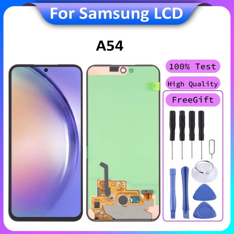 สําหรับ Samsung Galaxy A54 SM-A546B จอแสดงผล LCD หน้าจอสัมผัสพร้อมการ ...