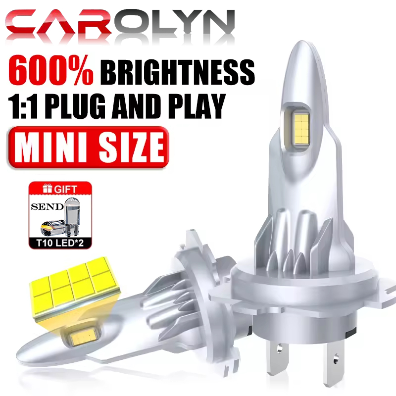 CAROLYN H7 ไฟหน้ารถ LED หลอดไฟรถยนต์ 6,000K สีขาว H1 12V 24V | Shopee ...