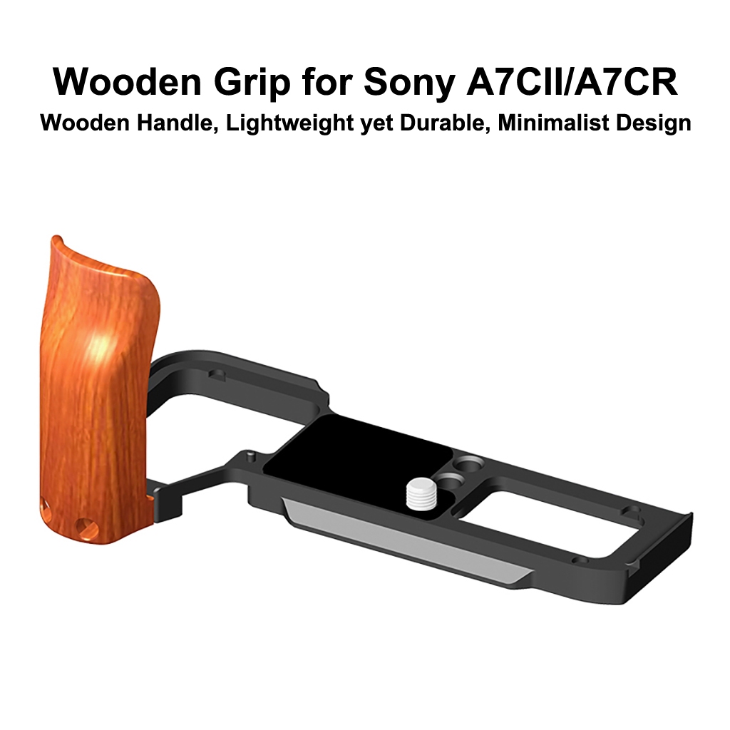 A7c2 A7CII A7CR Quick Release แผ่น L วงเล็บไม้ Handle Grip สําหรับ Sony ...