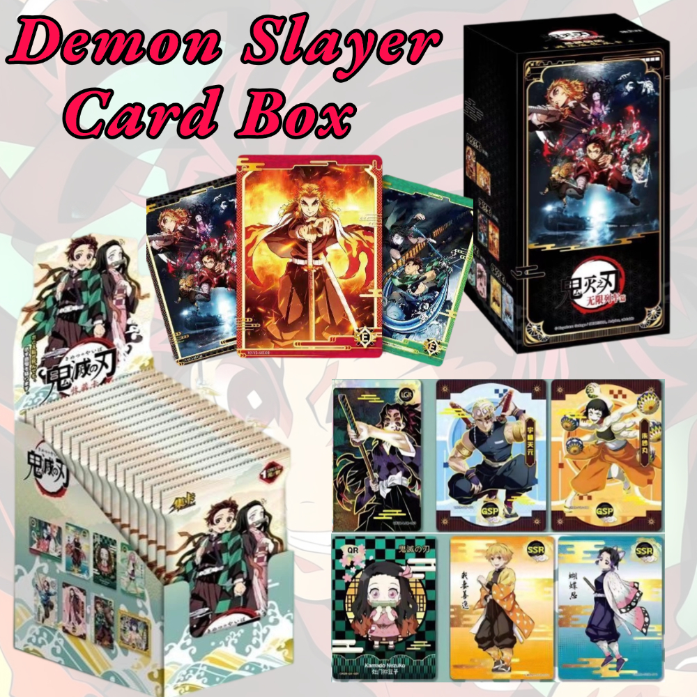Demon Slayer การ์ดแข็ง Akaza Shinobu หายาก GSP/UR/CR การ์ด booster box ...
