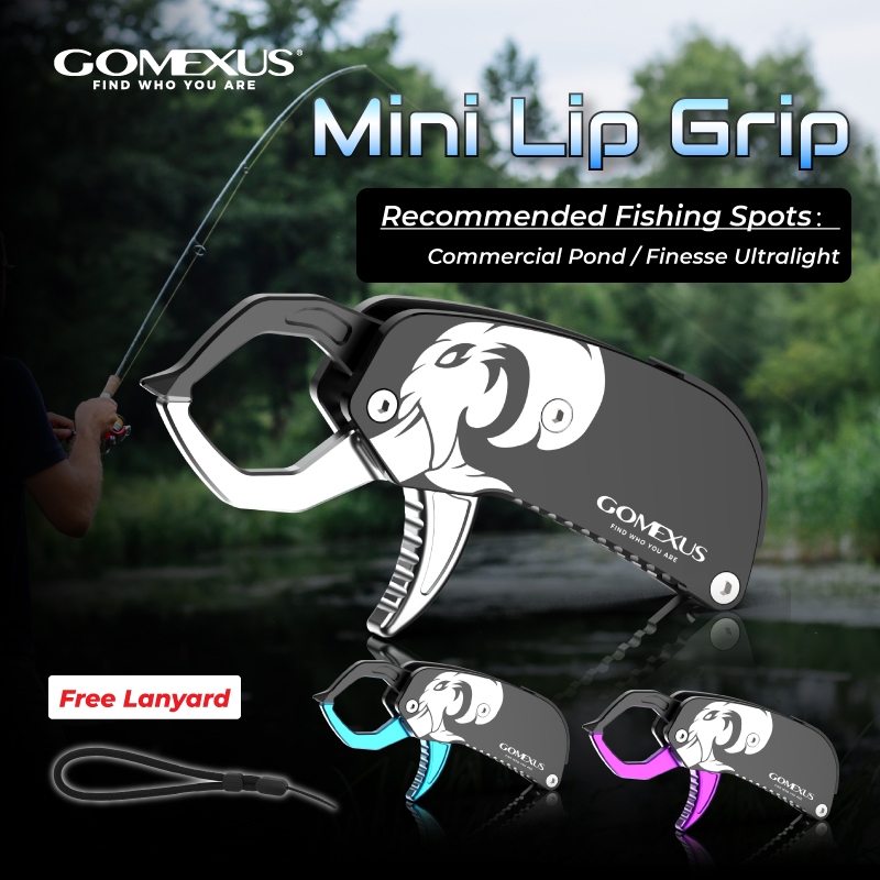 Gomexus Mini Lip Grip อุปกรณ์จับปลายอดนิยม ทำจากอลูมิเนียม สำหรับตกปลา ...
