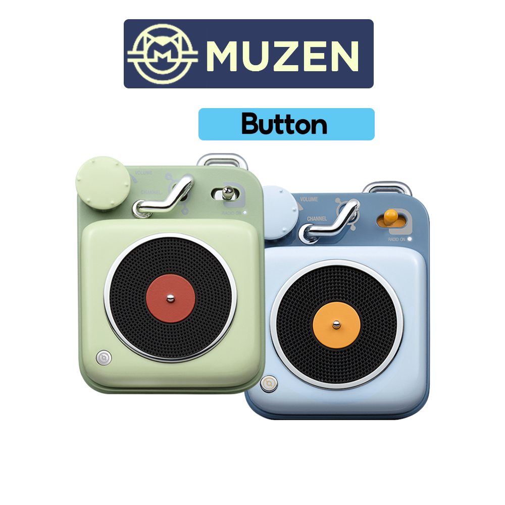 Muzen Button Mini ลำโพงบลูทูธพกพา เสียงดังฟังชัด เสียงสเตอริโอ ลำโพงไร้ ...