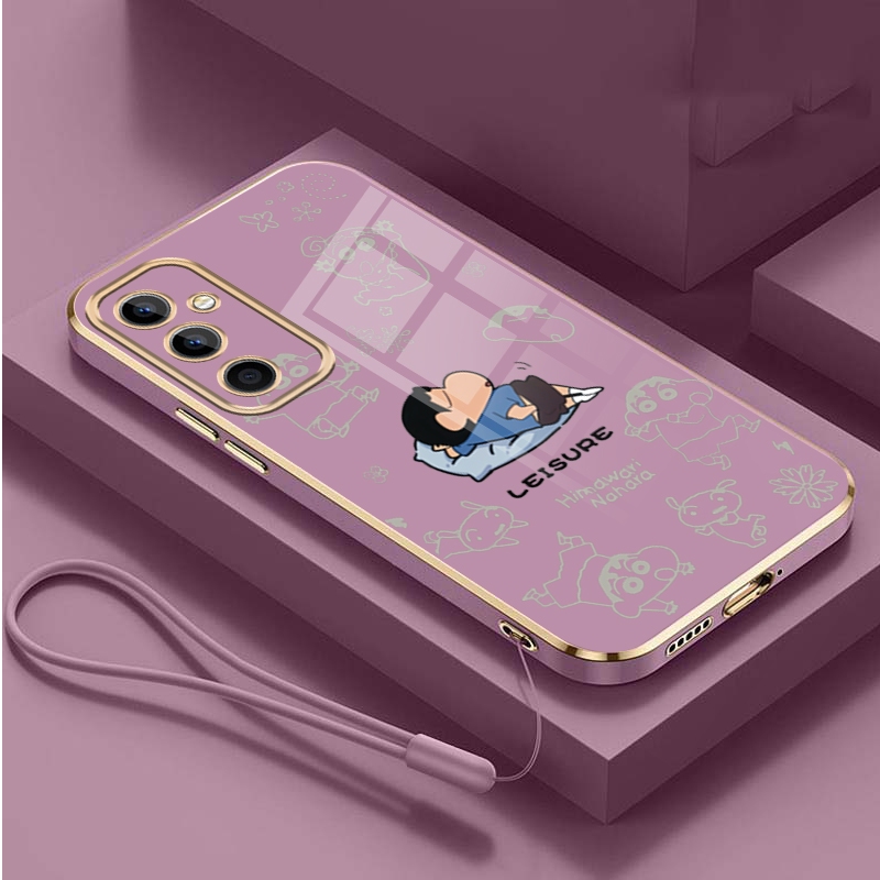 Samsung A17 5G A07 Glossy Leisure Crayon Shin-chan Casing Square Edges ...