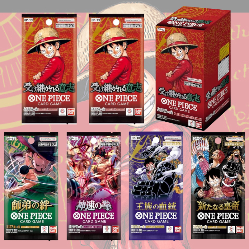 One Piece OPCG การ์ด เวอร์ชันญี่ปุ่น Bandai booster pack OP09-OP13 TCG ...