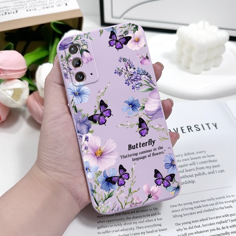 คนรักผีเสื้อเคสโทรศัพท์สําหรับ Samsung Galaxy Note 5G 20 10 9 Ultra ...