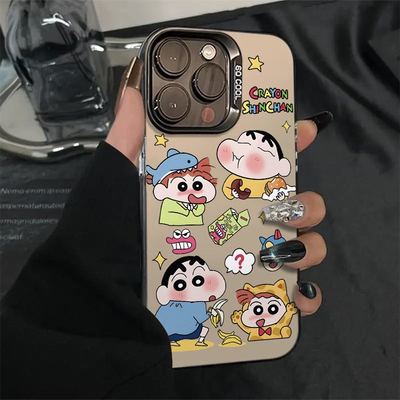 OPPO A6 Pro 5G Crayon Shin-chan Lovely Case Color Silver Phone Casing ...