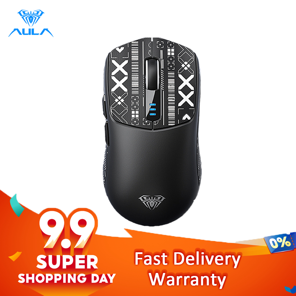 Aula SC580 เมาส์ไร้สาย บลูทูธ 2.4G Type-C แบตเตอรี่ 500mAh พร้อม 6 ความ ...