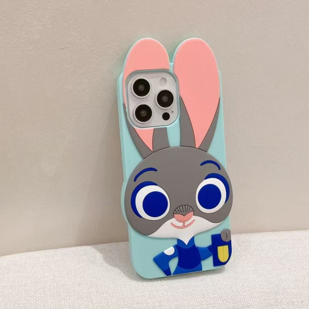 เคสซิลิโคน Judy Rabbit iPhone17 เคสโทรศัพท์ 13/14/15/16/16Pro/16ProMAX ...