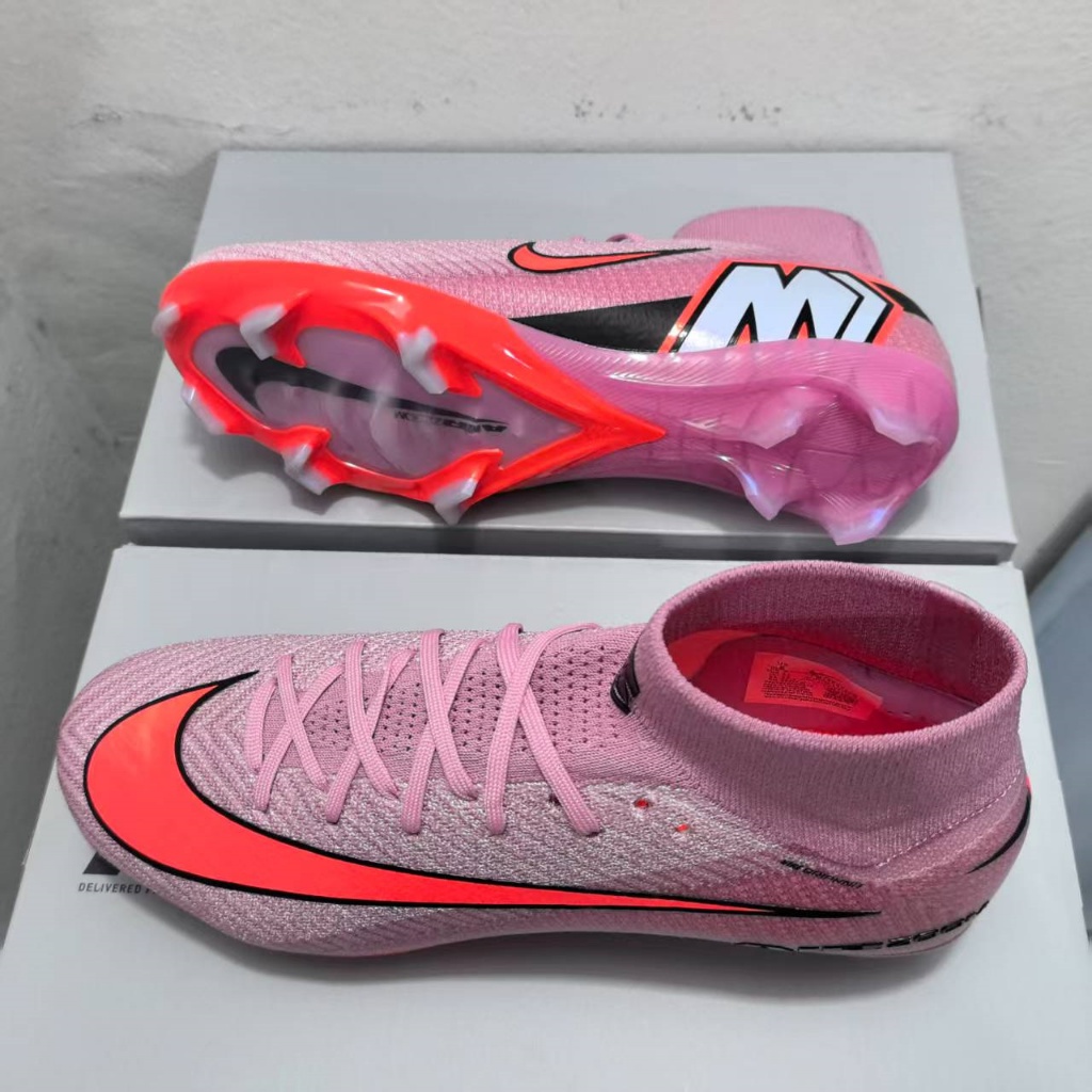 รองเท้าฟุตบอล Air Zoom Mercurial Superfly XVII Elite สีชมพู.CR7 | Shopee Thailand