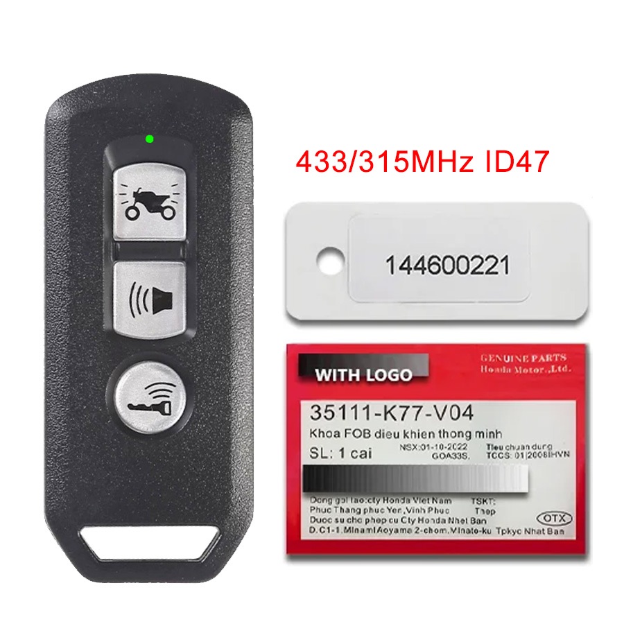 รถจักรยานยนต์ Key REMOTE สําหรับ Honda PCX150 SH125 SH150 SH300 Forza ...