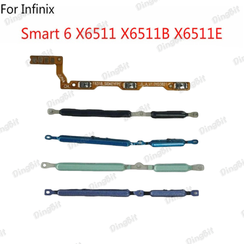 ปุ่มปรับระดับเสียงไฟ flex สําหรับ Infinix Smart 6 X6511 X6511B X6511E ...