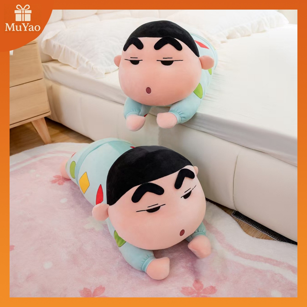 MUYAO อะนิเมะนอนท่าทางชุดนอนเครยอนชินจังของเล่นตุ๊กตาการ์ตูนตุ๊กตามา ...