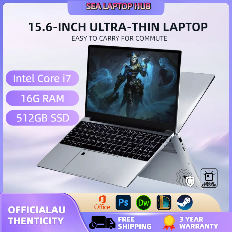 (ใหม่) 2025 แล็ปท็อป Dell ใหม่ Intel 12800H แล็ปท็อป 15.6 นิ้วหน้าจอ HD ...