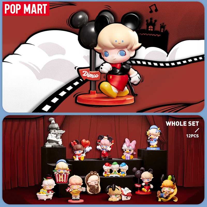 POP MART DIMOO WORLD × DISNEY Series Figures Blind Box Action Toys ...