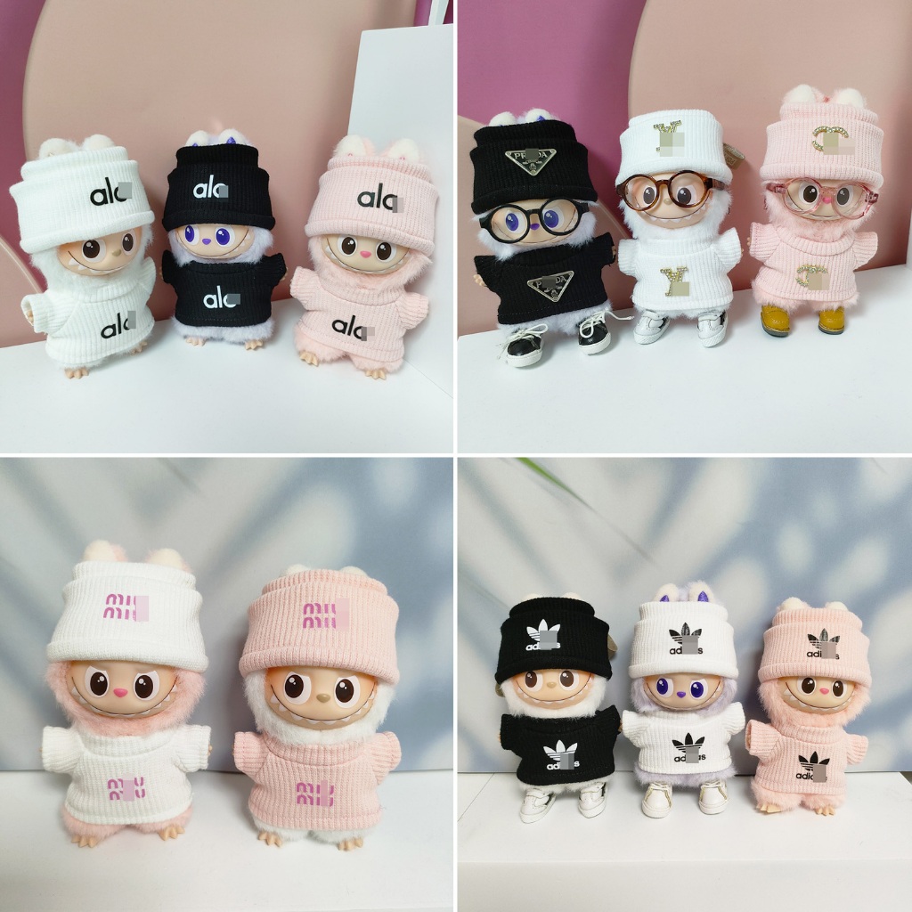 Mini Labubu V4 เสื้อผ้าสําหรับ 10 ซม. LABUBU THE MONSETRES PIN OF LOVE ...