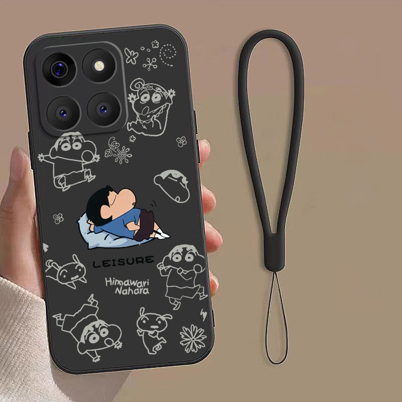 Honor 400 Smart Honor X7d Glossy Leisure Crayon Shin-chan Casing Square ...