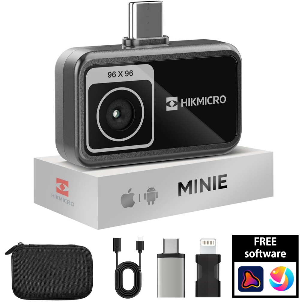 กล้องความร้อน HIKMICRO MiniE Android/iOS, Thermal Imager, 192x192 ...