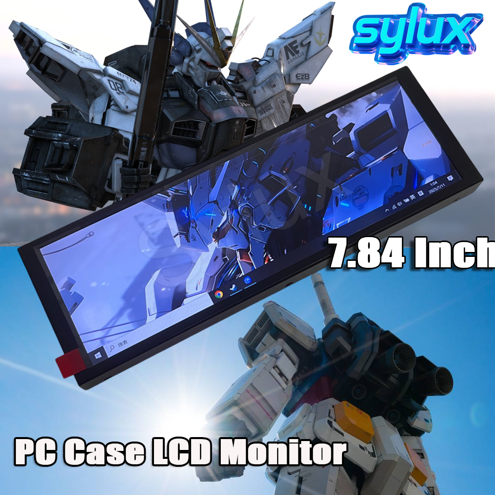 7.84 นิ้วจอแสดงผล LCD 1280x400 หน้าจอ HDMI สําหรับ Raspberry Pi / PC ...