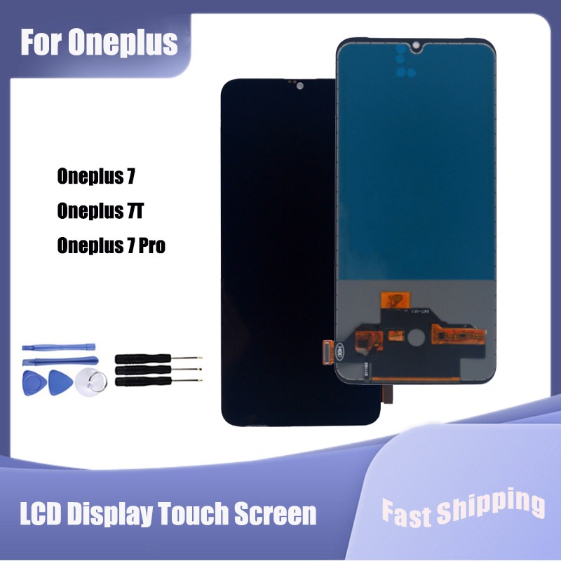 สําหรับ Oneplus 7 7T 7 Pro 7T Pro จอแสดงผล LCD Touch Screen Digitizer ...