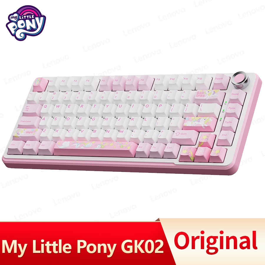 My Little Pony GK02 Gasket Mechanical Keyboard ไตรโหมด Hot-Swap แสงไฟ ...
