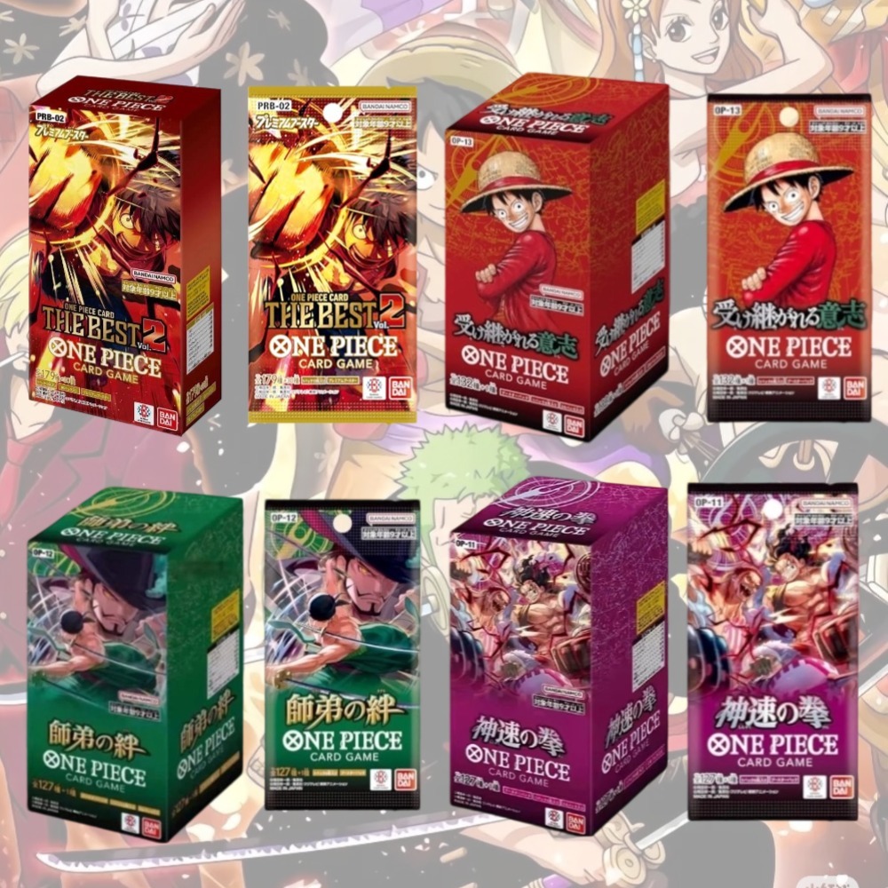 One Piece Card OP13/PRB02/OP11/OP12 Bandai booster pack วันพีซ Luffy ...