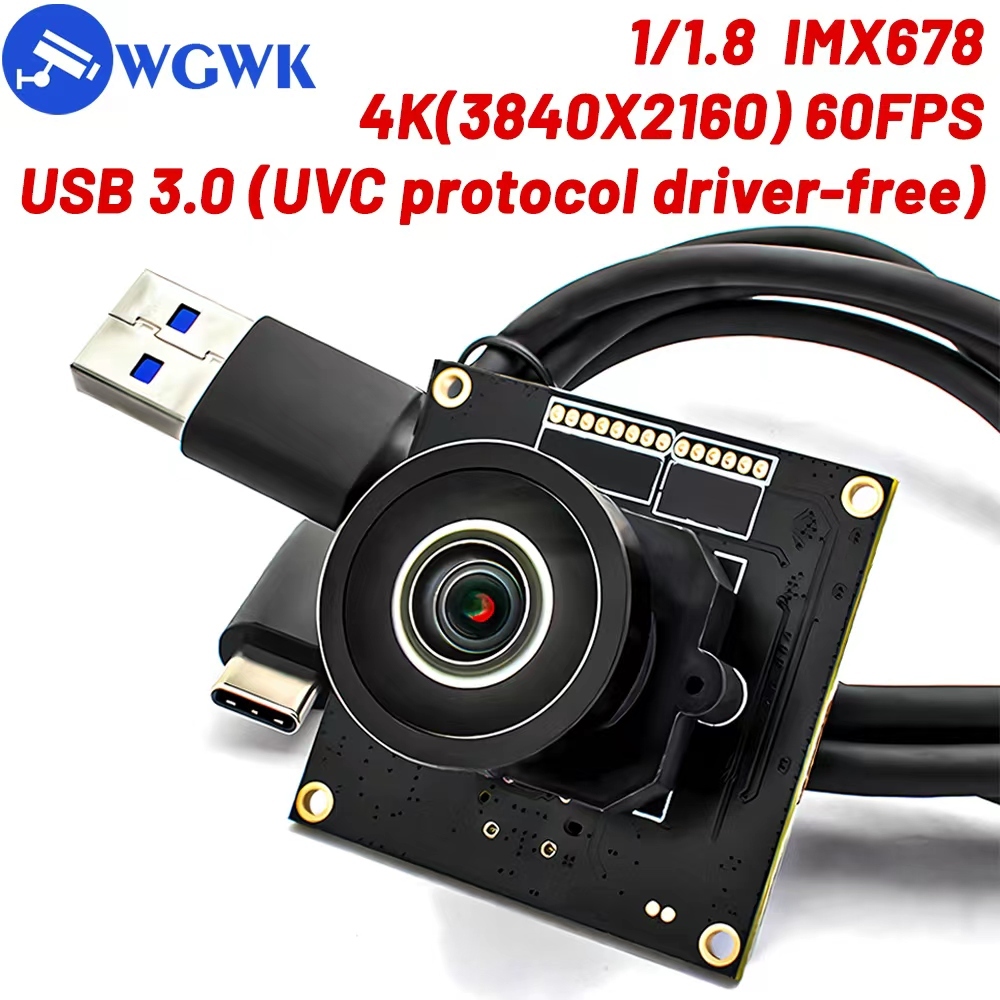 ความละเอียดสูง 4K HD UVC กล้องโมดูล Starlight Night Vision Mini IMX678 ...