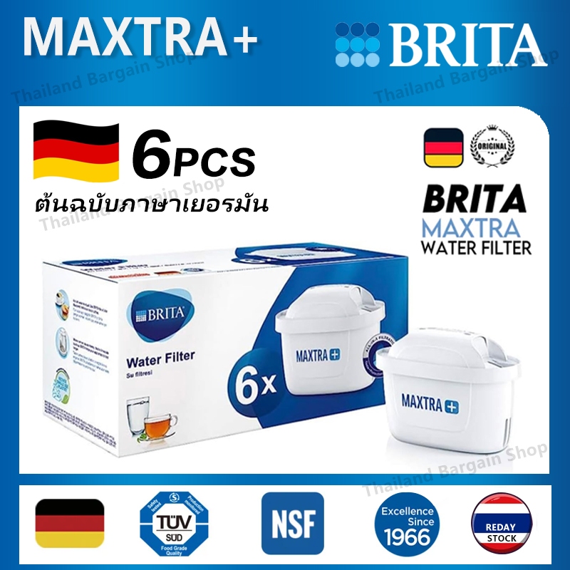 รุ่นเยอรมัน 100% Original BRITA MAXTRA+ Filter Cartridges 6 แพ็ค BRITA Filter BRITA MAXTRA+ Pro ...