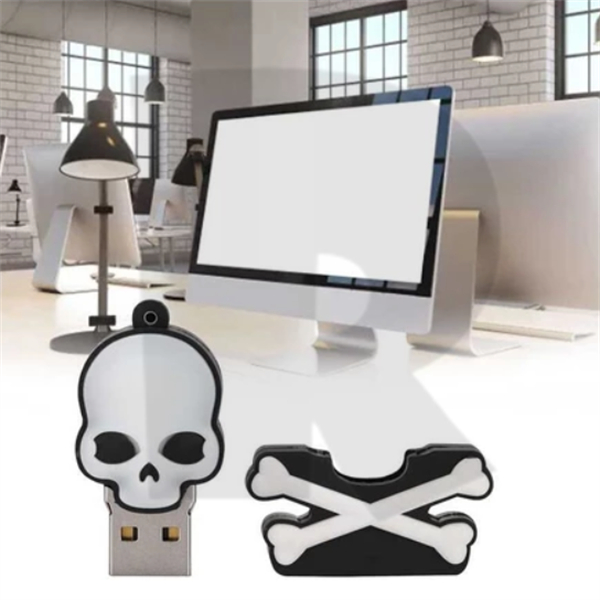 Skull Shape Creative Memory Stick 1GB 2GB 4GB 8GB 16GB 32GB 64GB 128GB ...
