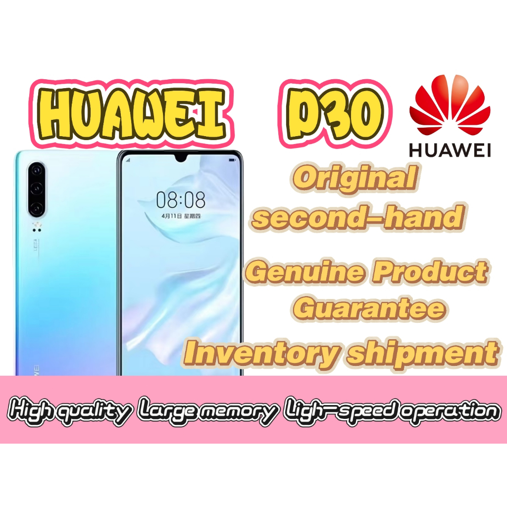 Global Rom ใช้ Huawei P30 4G สมาร์ทโฟน Android Dual Sim 128G/256G ...