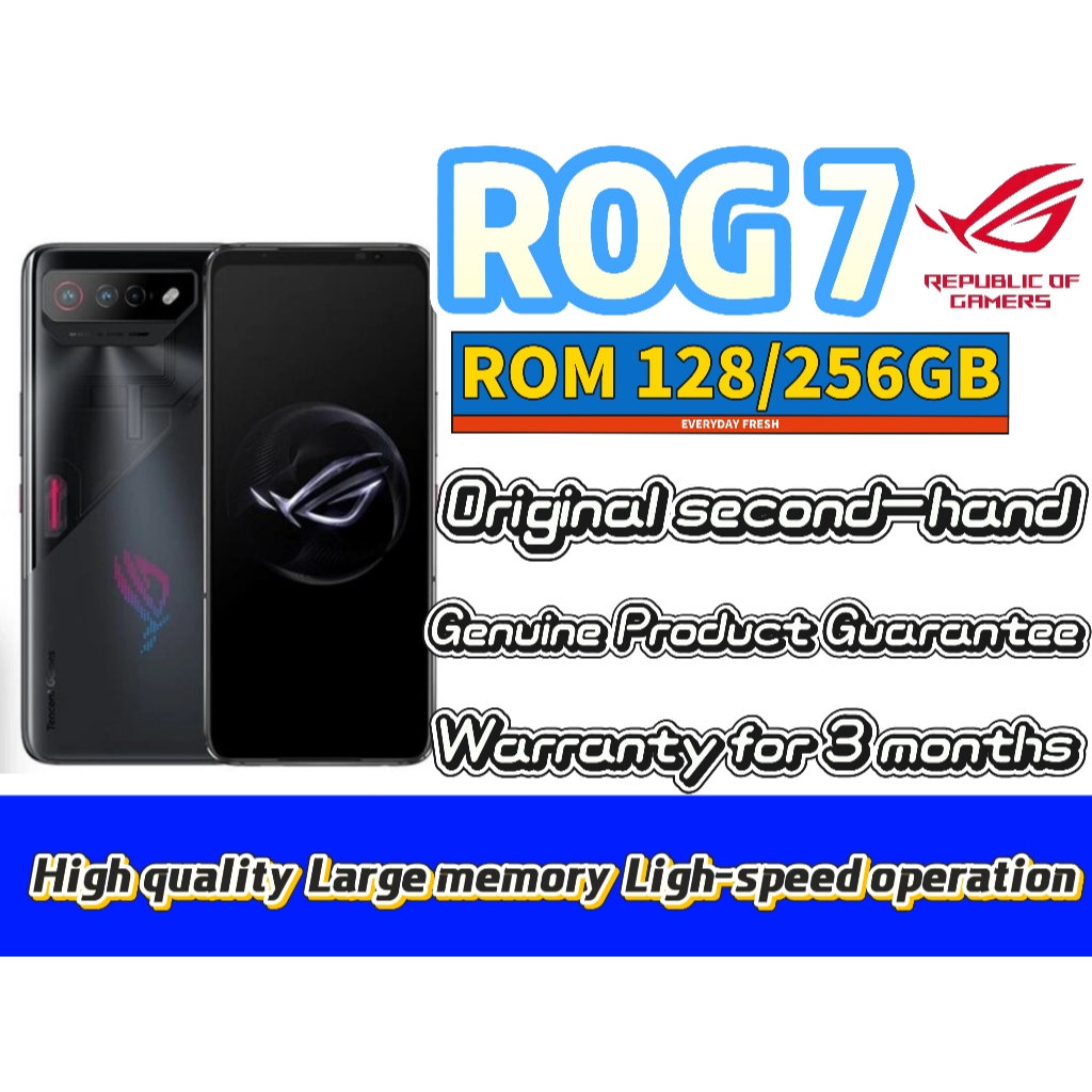 ROG Phone 7 ROG7 128G 256GB โทรศัพท์เกมพร้อม Dual SIM ใช้ ROG Gaming ...