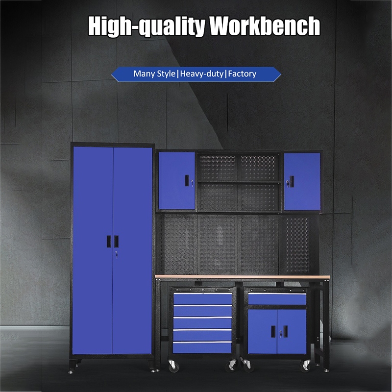 10 ชิ้น/เซ็ตผสม Workstation Heavy Duty สแตนเลสโต๊ะ Workbench พร้อม 5 ...
