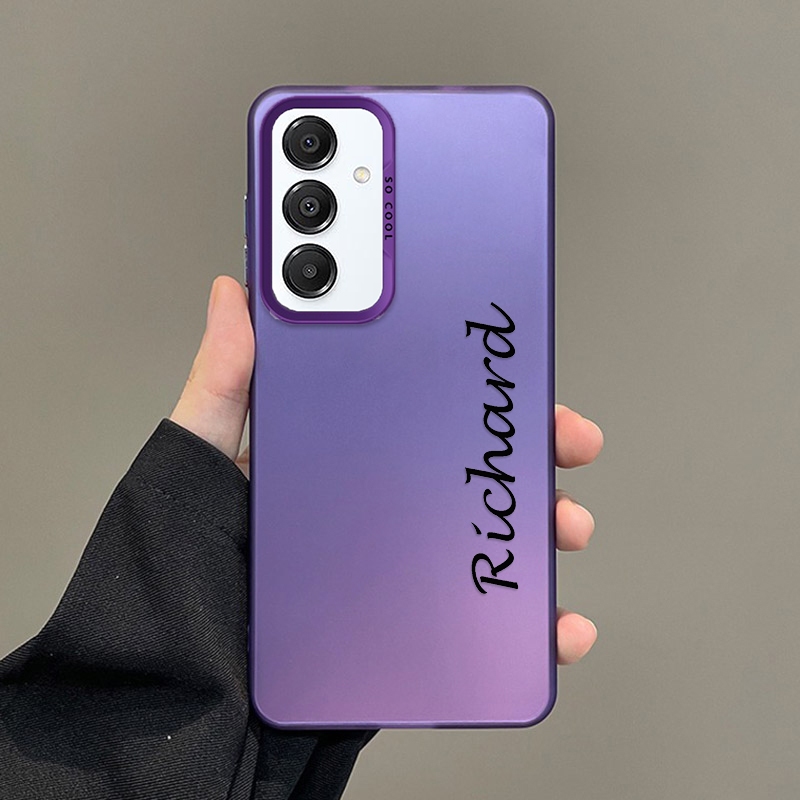Samsung Galaxy M55 5G M35 M15 5G Custom ชื่อศิลปะตัวอักษรออกแบบกรณีสี ...