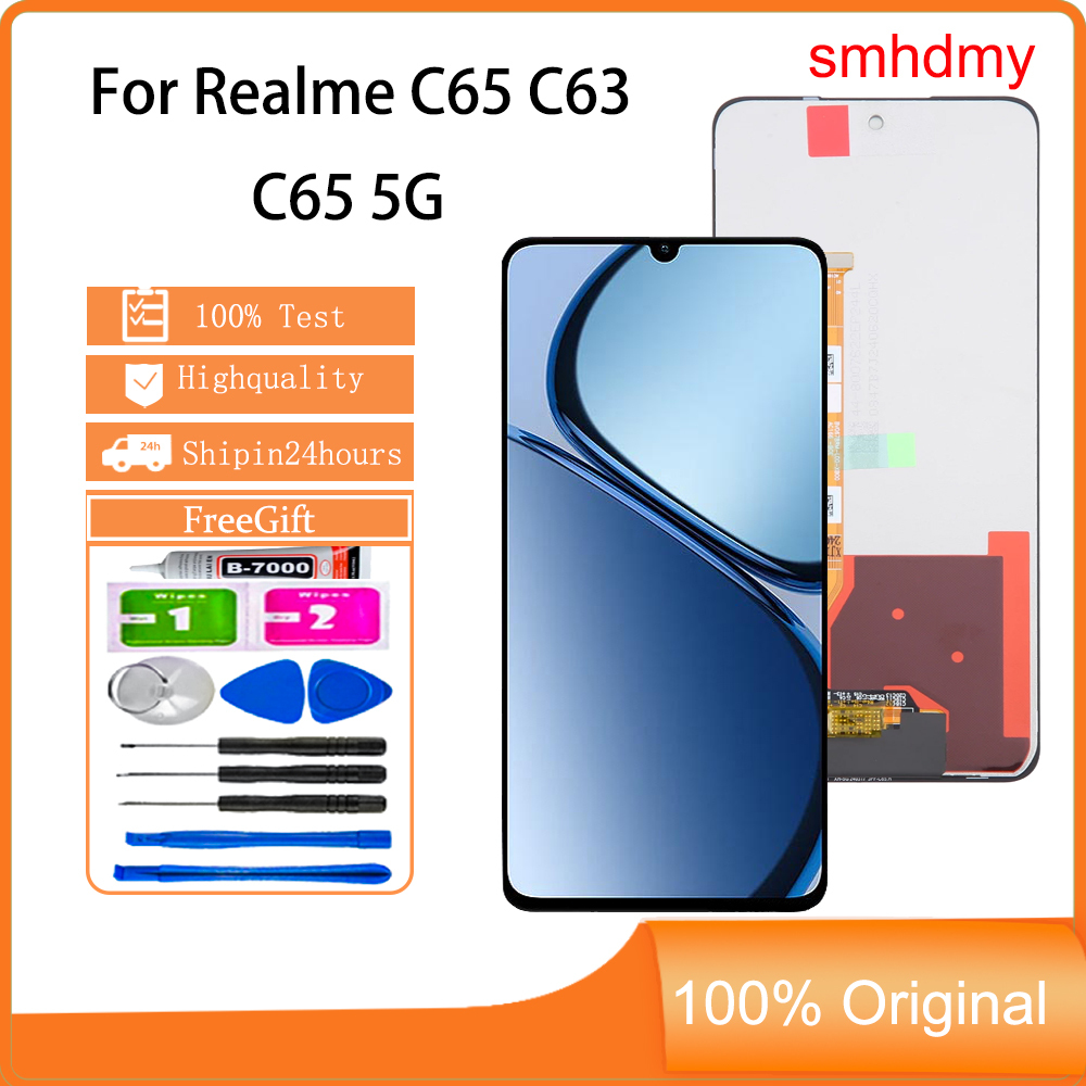 สําหรับRealme C63 C65 4G C65 5GจอแสดงผลLCDหน้าจอสัมผัสเปลี่ยน | Shopee ...