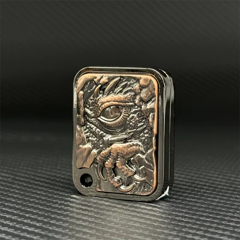 1PC BPMODS Dragon Push Fidget สไลด์ EDC Fidget Sensory ความดันโลหะ ...